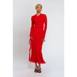 Daska Frill Evening Dresses