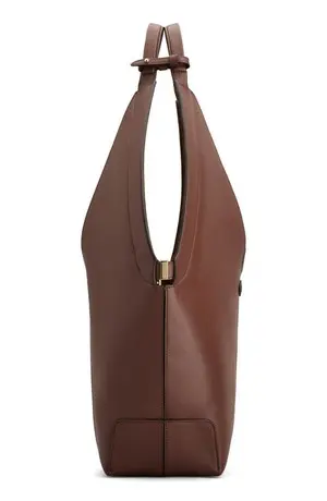 TOD'S Small Sacca Leather Bucket Bag - Mogano