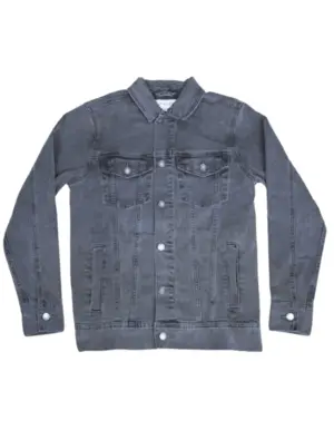 DAPPER BOI Denim Trucker Jacket - Grey