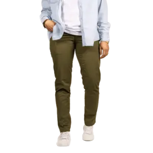 DAPPER BOI Slim Chino Pants - Olive