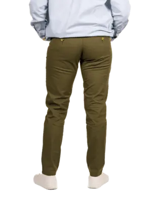 DAPPER BOI Slim Fit Chino Pants - Olive