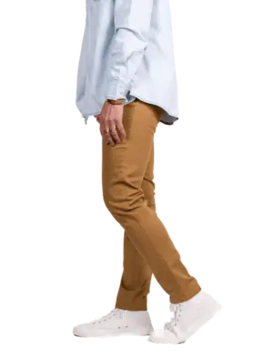 DAPPER BOI Slim Chino Pants - Khaki
