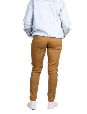 DAPPER BOI Slim Chino Pants - Khaki