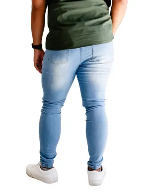 DAPPER BOI Skinny Jeans - Blue Fade