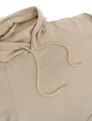 DAPPER BOI Pullover Hoodie - Cream