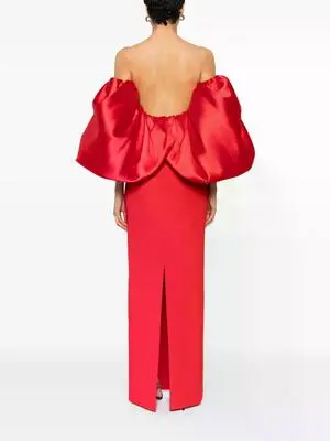 Solace London Floris Maxi Dress - Red