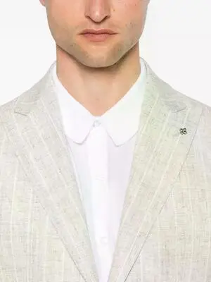 Tagliatore Striped Blazer - Neutrals