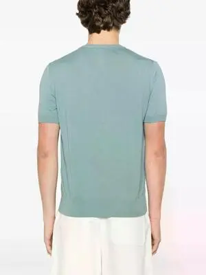 Canali Knitted T-shirt - Blue