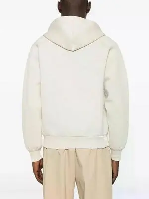 AUTRY Logo-debossed Hoodie - Neutrals