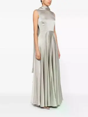Solace London Emelia Maxi Dress - Grey