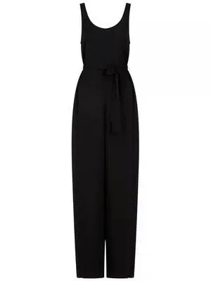 Armani Exchange Belted Jumpsuit - Black