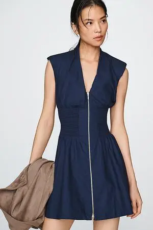 Anthropologie Tommie Mini Shirtdress - Dark Navy