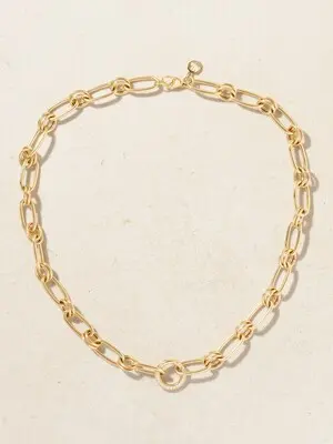 MARLO LAZ Sardinia 14-karat And Diamond Necklace - Gold