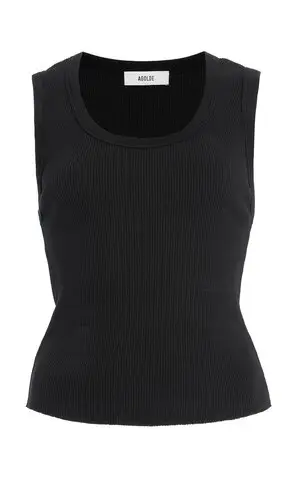 AGOLDE Poppy Shrunken Ribbed Tank