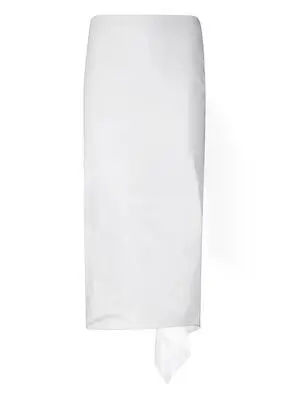 THELATEST Asymmetric Midi Skirt - White