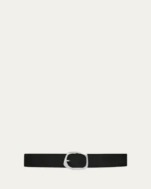 VAINCOURT PARIS La Petite Leather Belt - Black