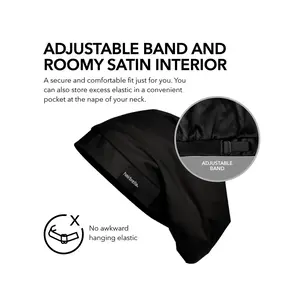 HAIRBRELLA Satin-lined Adjustable Sleep Cap