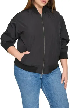 LEVI'S Relaxed Bomber Jacket - Black
