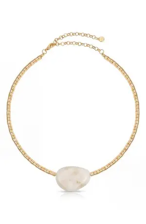 Ettika Pendant Necklace - Bone