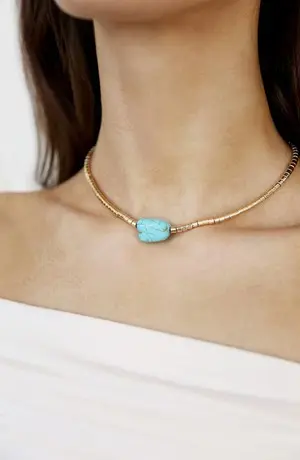 Ettika Pendant Necklace - Turquoise