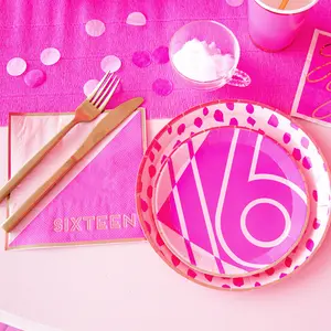 JOLLITY & CO Sweet 16 Dessert Plates