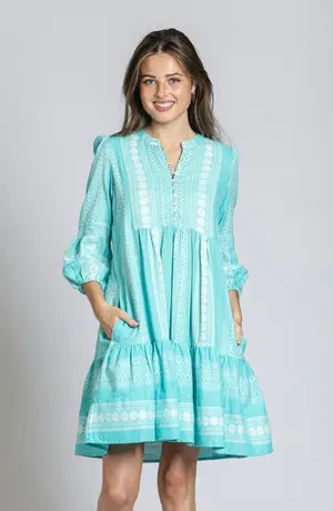 APNY Stripe Tiered Dress