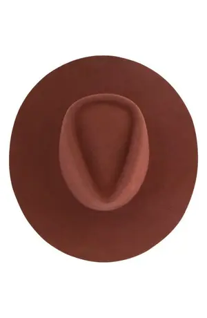 Gigi Pip Dakota Wide Brim Felt Hat - Red
