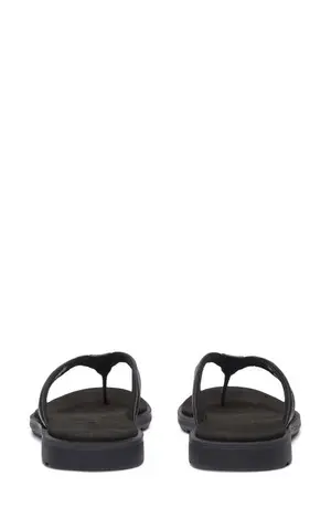 Timberland Calista Bay Flip Flop - Black Full Grain
