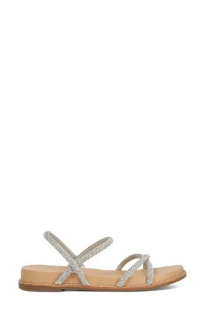 Dune London Levia Slingback Platform Sandal - Silver