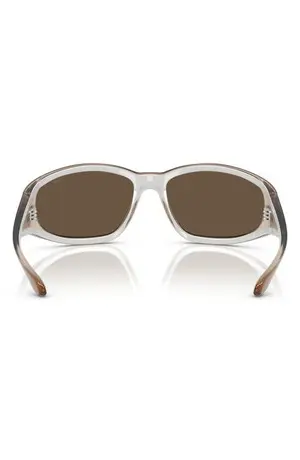 DIESEL® 65mm Oversize Wrap Sunglasses