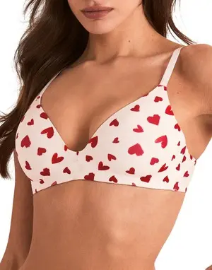 ADORE ME Valory Contour Plunge Bra - Heart Pink