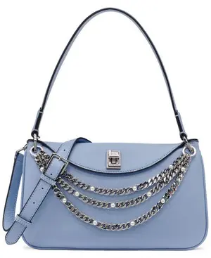 Karl Lagerfeld Paris Nadine Shoulder Bag - Blue Aura