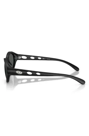 DIESEL® Oval Sunglasses - Matte Black/ Dark Grey