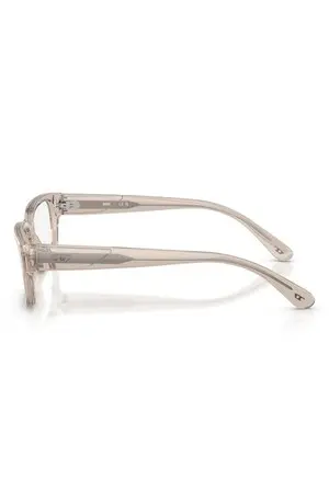 DIESEL® 56mm Square Optical Glasses - Transp Taupe/ Demo