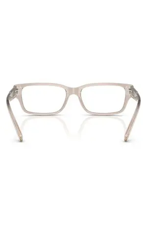 DIESEL® 56mm Square Optical Glasses - Transp Taupe/ Demo
