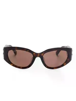 Balenciaga Bossy Sunglasses - Brown