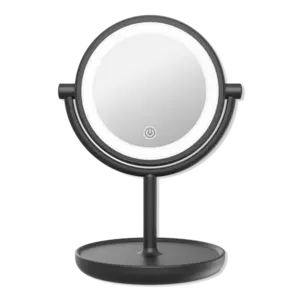CONAIR Matte Black Lighted Mirror - One-color