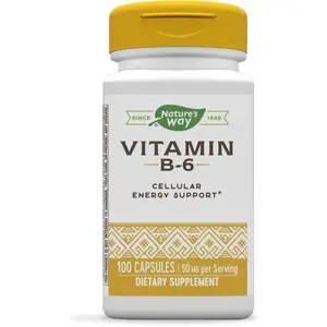 NATURE'S WAY Vitamin B-6 100 Capsules - One-color