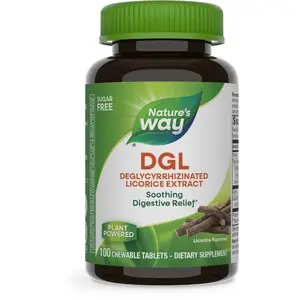 NATURE'S WAY Dgl Fructose Free 100 Tablets - One-color