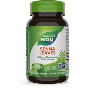NATURE'S WAY Senna Leaves 100 Capsules - One-color