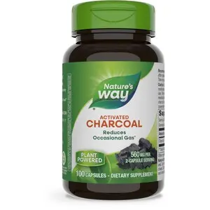 NATURE'S WAY Charcoal Activated 100 Capsules - One-color