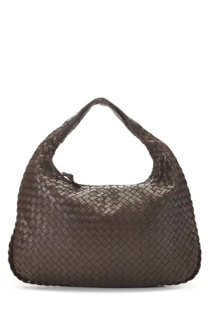 Bottega Veneta Intrecciato Veneta Hobo - Brown
