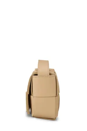 Bottega Veneta Maxi Intrecciato Candy Cassette Crossbody - Beige