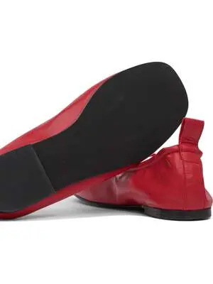 ALOHAS Leather Ballerinas - Red
