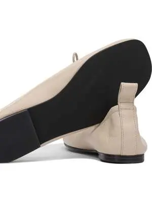 ALOHAS Leather Ballet Flats - White