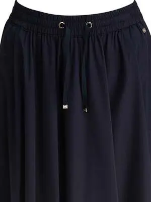 Herno Trapeze Midi Skirt - Blue