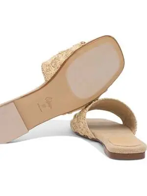 CastaÑer Raffia Slides - Beige