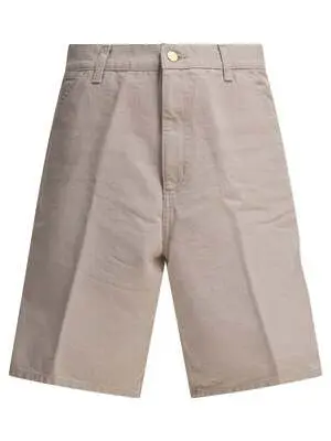 Carhartt Work In Progress Single Knee Dearborn Cotton Canvas Shorts - Beige