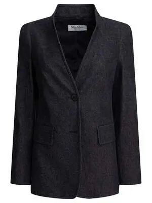 Max Mara Denim-effect Blazer