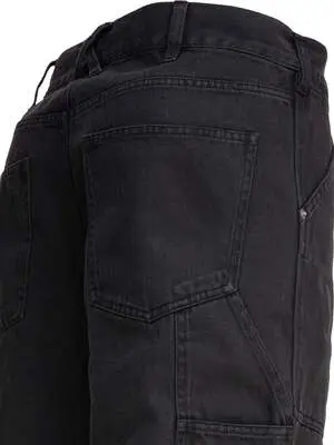 ALEX MILL Painter Denim Trousers - Black
